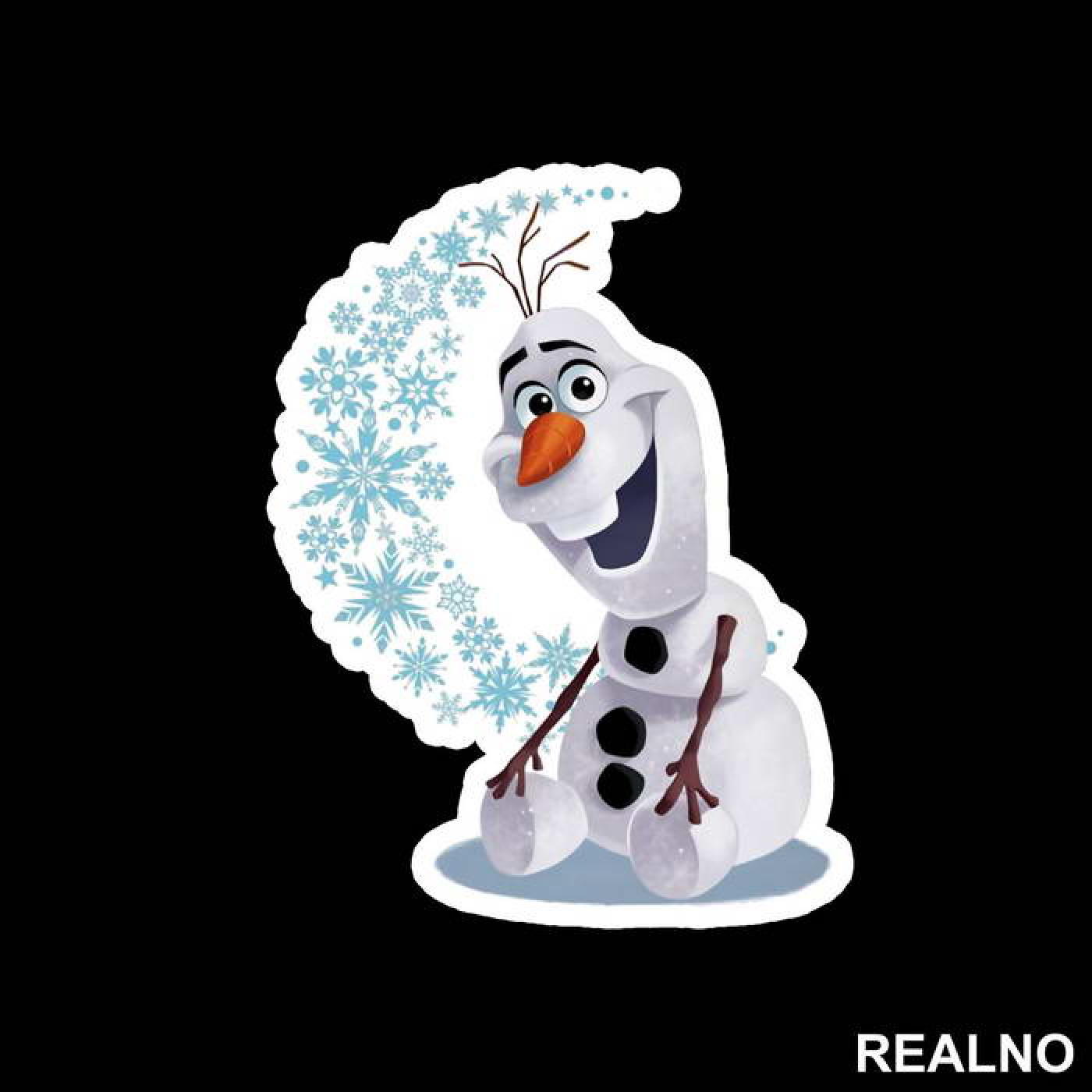 Olaf And The Moon Of Stars - Frozen - Nalepnica