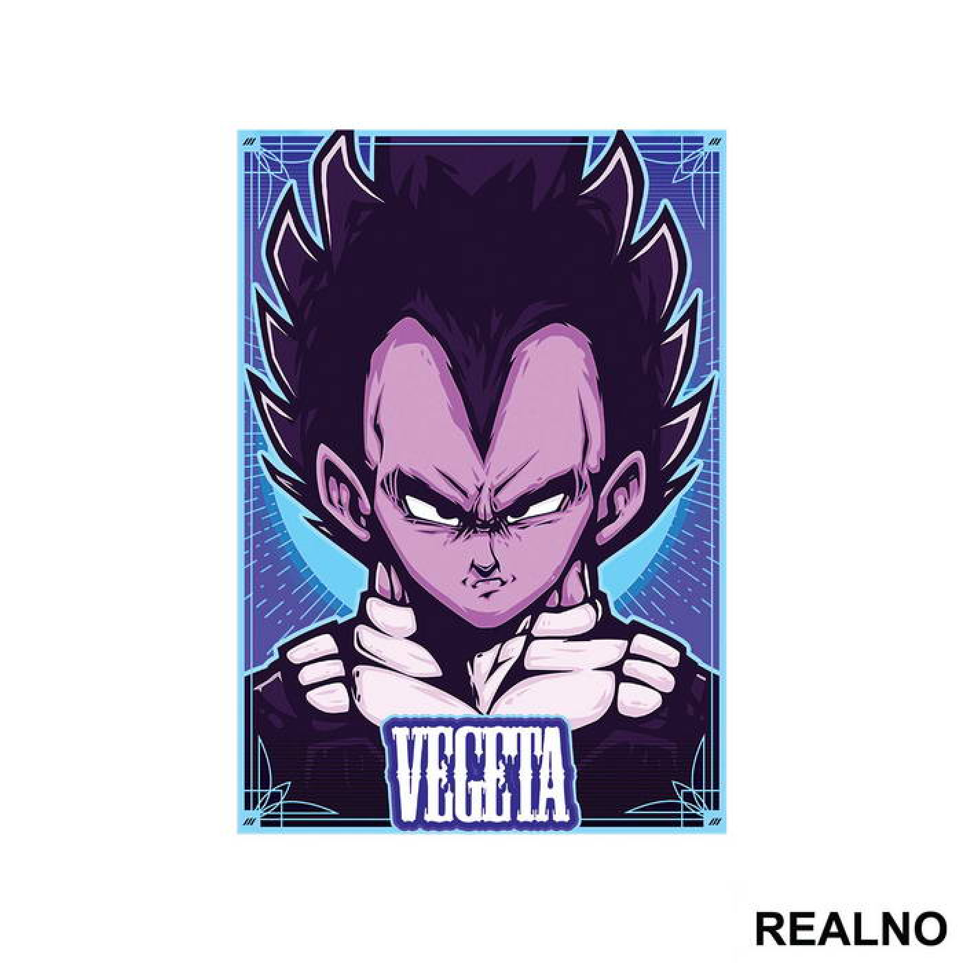 Vegeta Portrait - Goku - Dragon Ball - Nalepnica