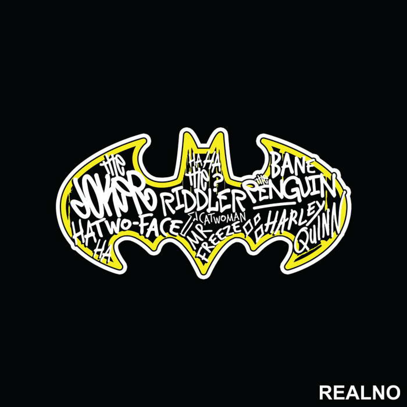 Villain Signatures - Batman - Nalepnica