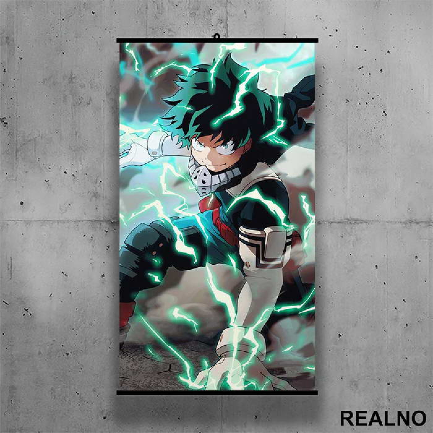 Deku - Punch - My Hero Academia - Poster sa nosačem