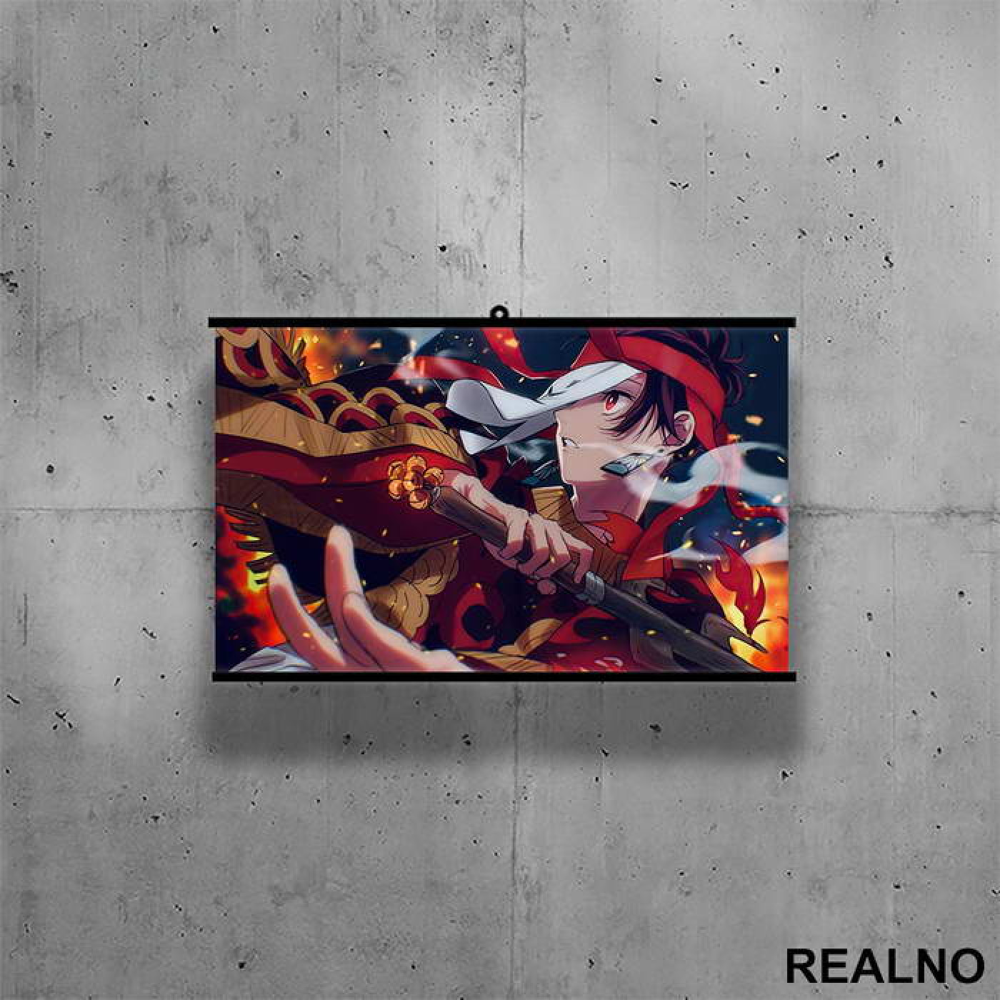 Dance of the Fire God - Demon Slayer - Poster sa nosačem