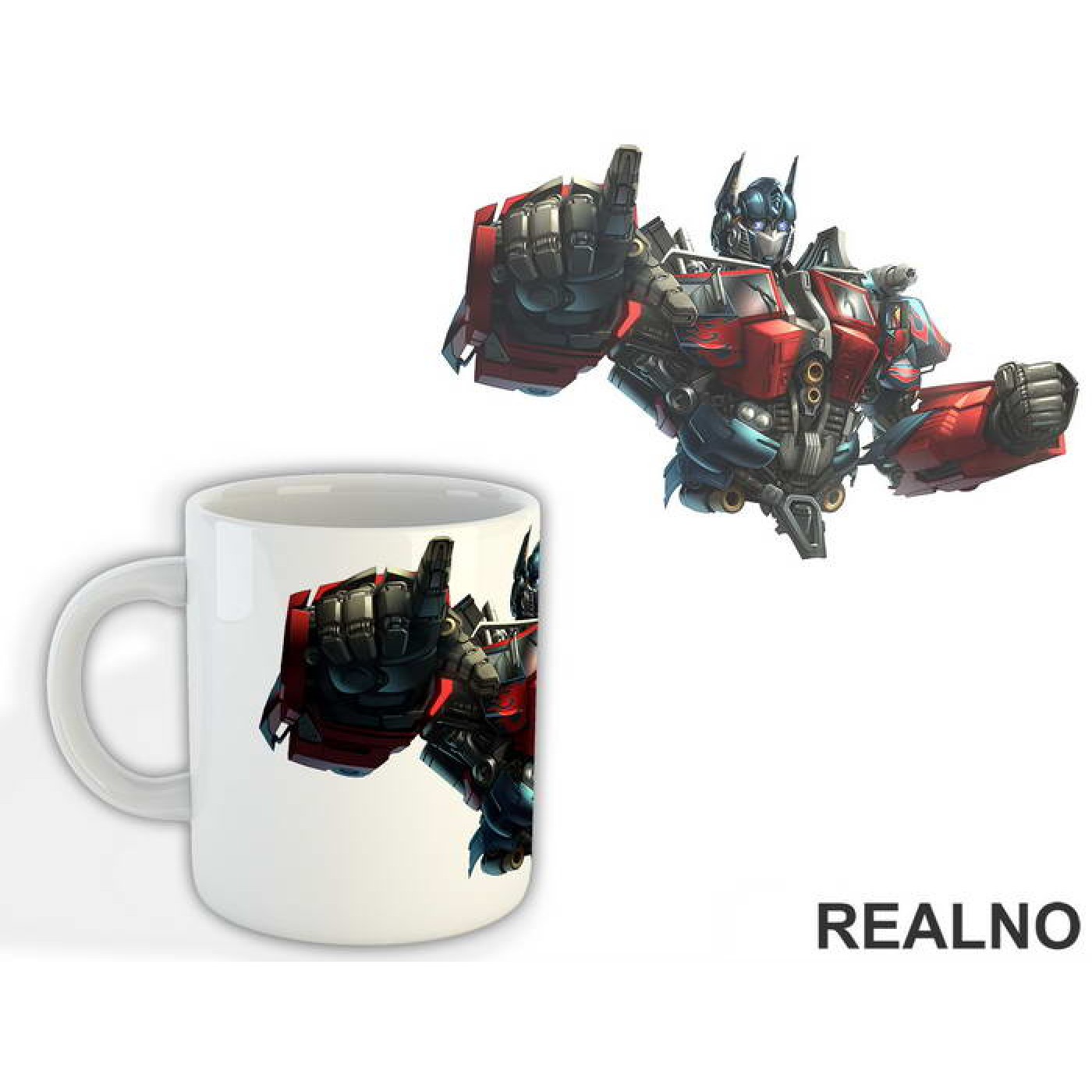 Optimus Prime Pointing His Finger - Transformers - Šolja